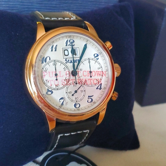 Stauer | Accessories | Nwt Stauer Steeplechase Watch Model 4682 | Poshmark